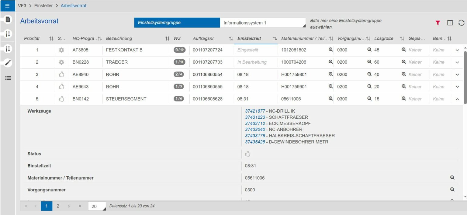 Werkzeug-Management - Valuefacturing